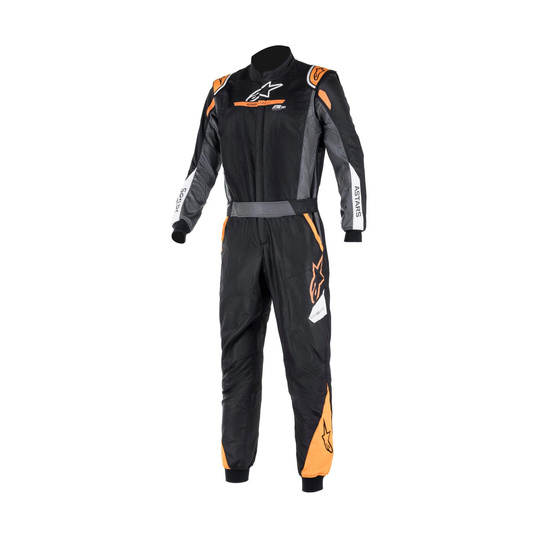 Alpinestars ATOM GRAPHIC Race Suit Black (FIA) Orange || Black | Rally ...