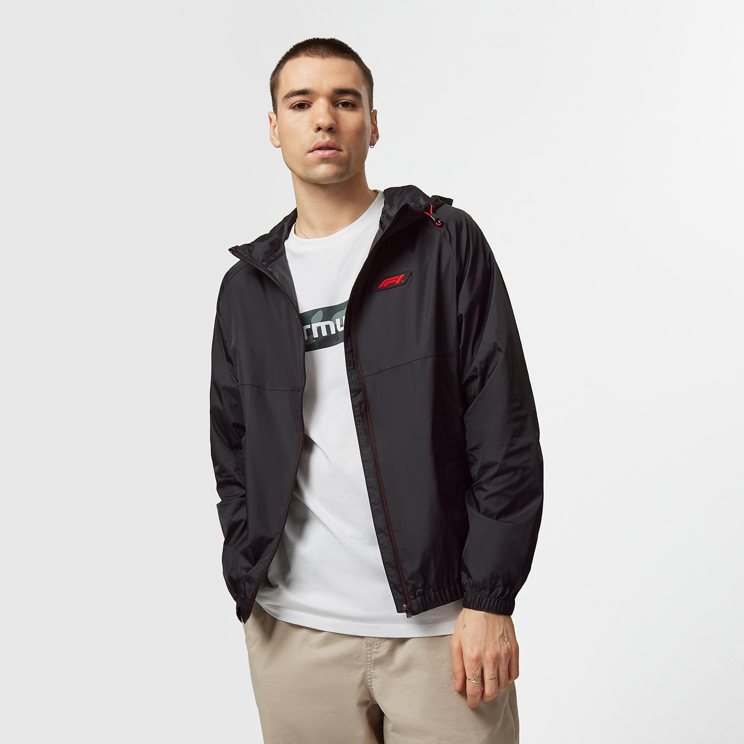 Formula 1 Mens Logo Rain Jacket Black | Wind Jackets \ Men's ...