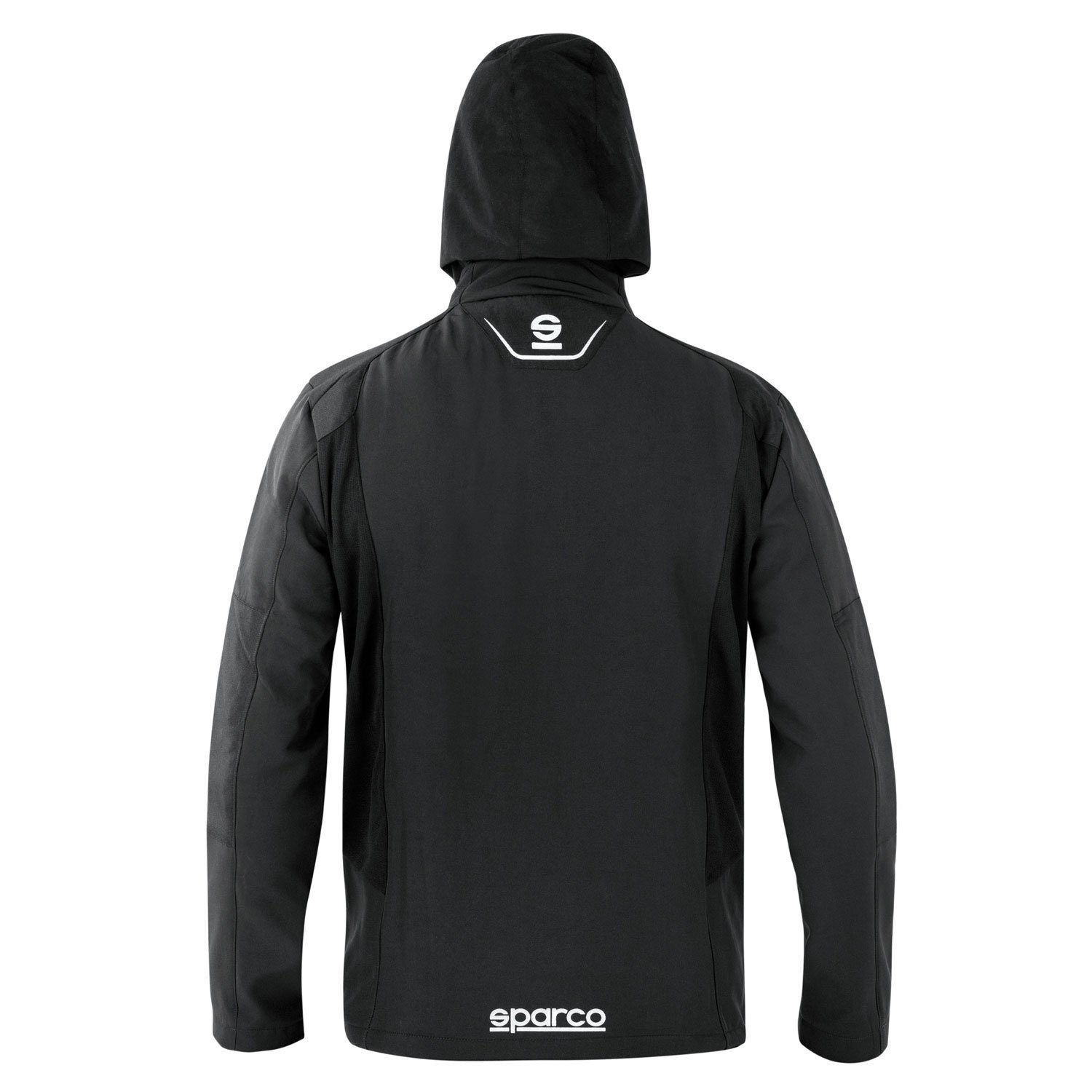 Men's Sparco SEATTLE black softshell jacket Black | Wind Jackets \ Men ...
