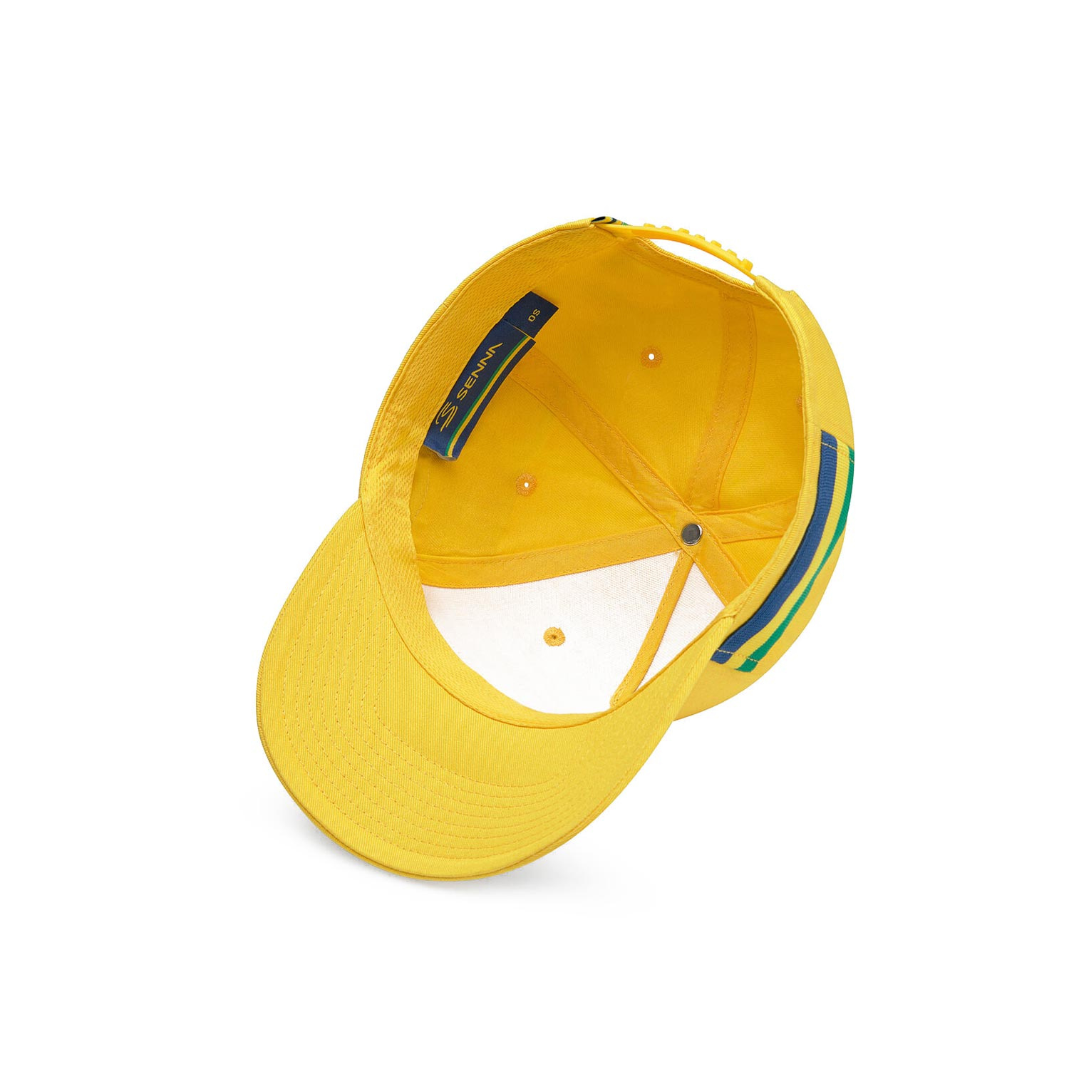 2024 Ayrton Senna F1 Stripe Yellow Baseball Cap | Caps \ Adults ...