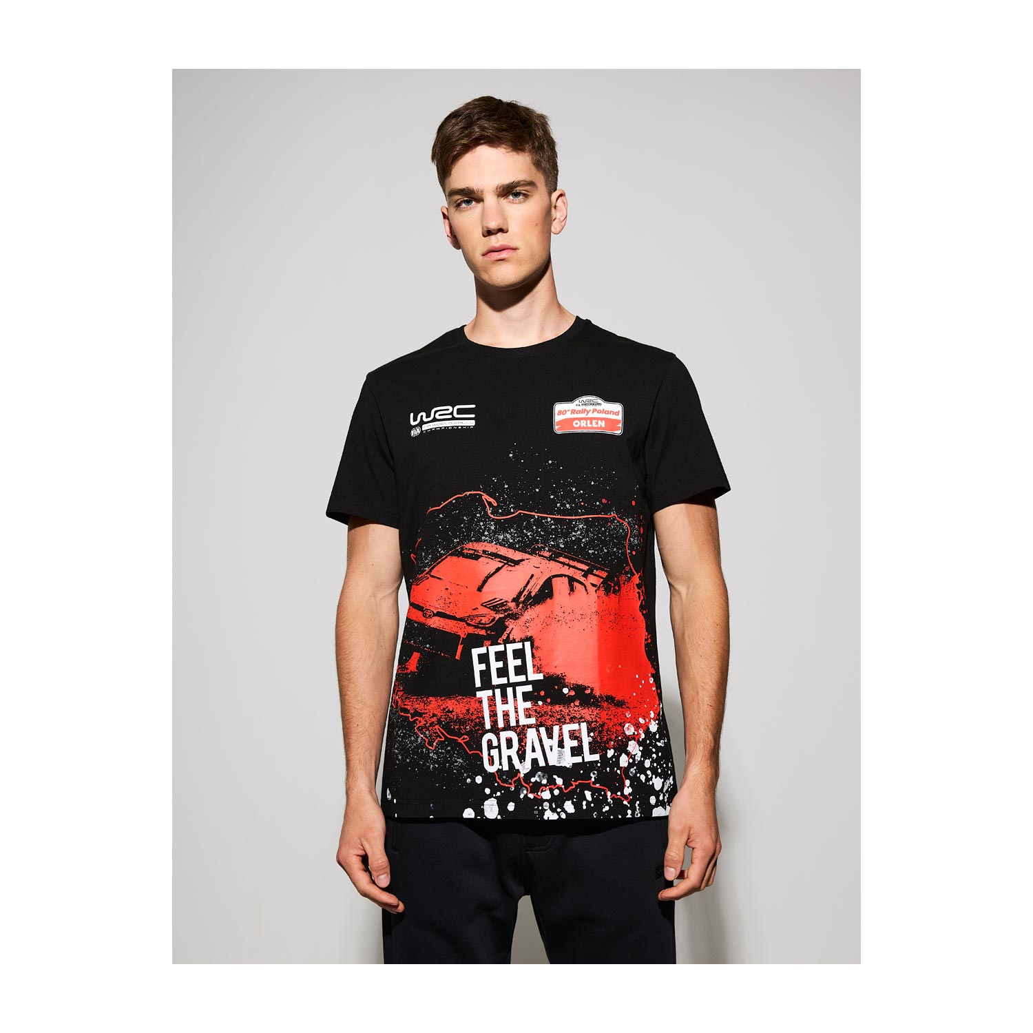 2024 Rally Poland WRC Mens Map T-shirt | T-shirts \ Mens ...