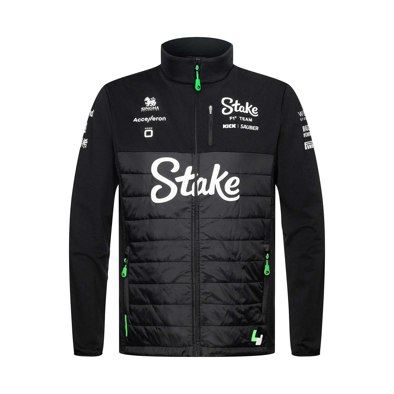 2024 Stake F1 Kick Sauber Mens Team Seasonal Jacket | Wind Jackets ...