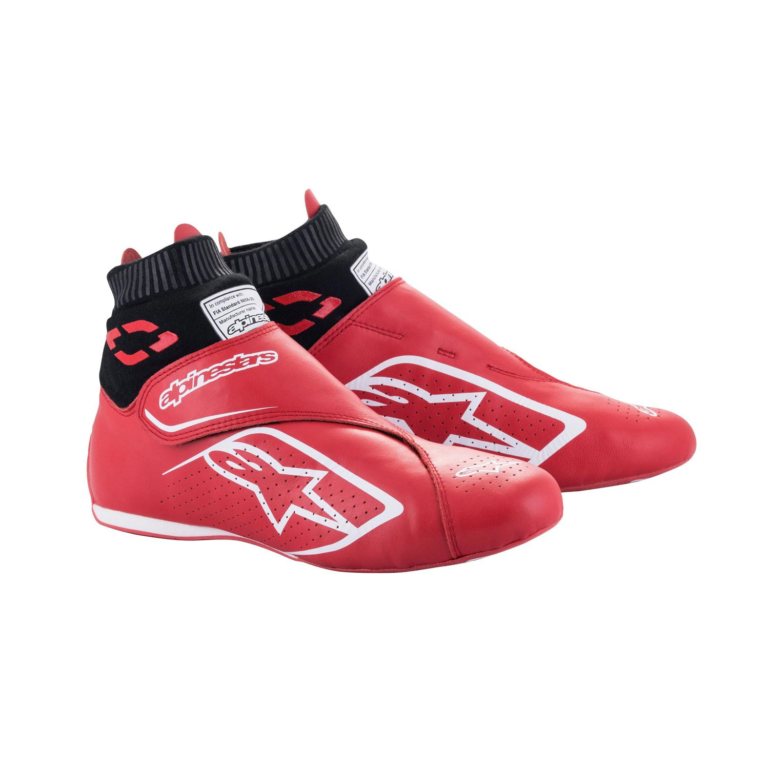 Alpinestars SUPERMONO V2 Race Shoes Red (FIA) Red | Shoes \ with FIA ...