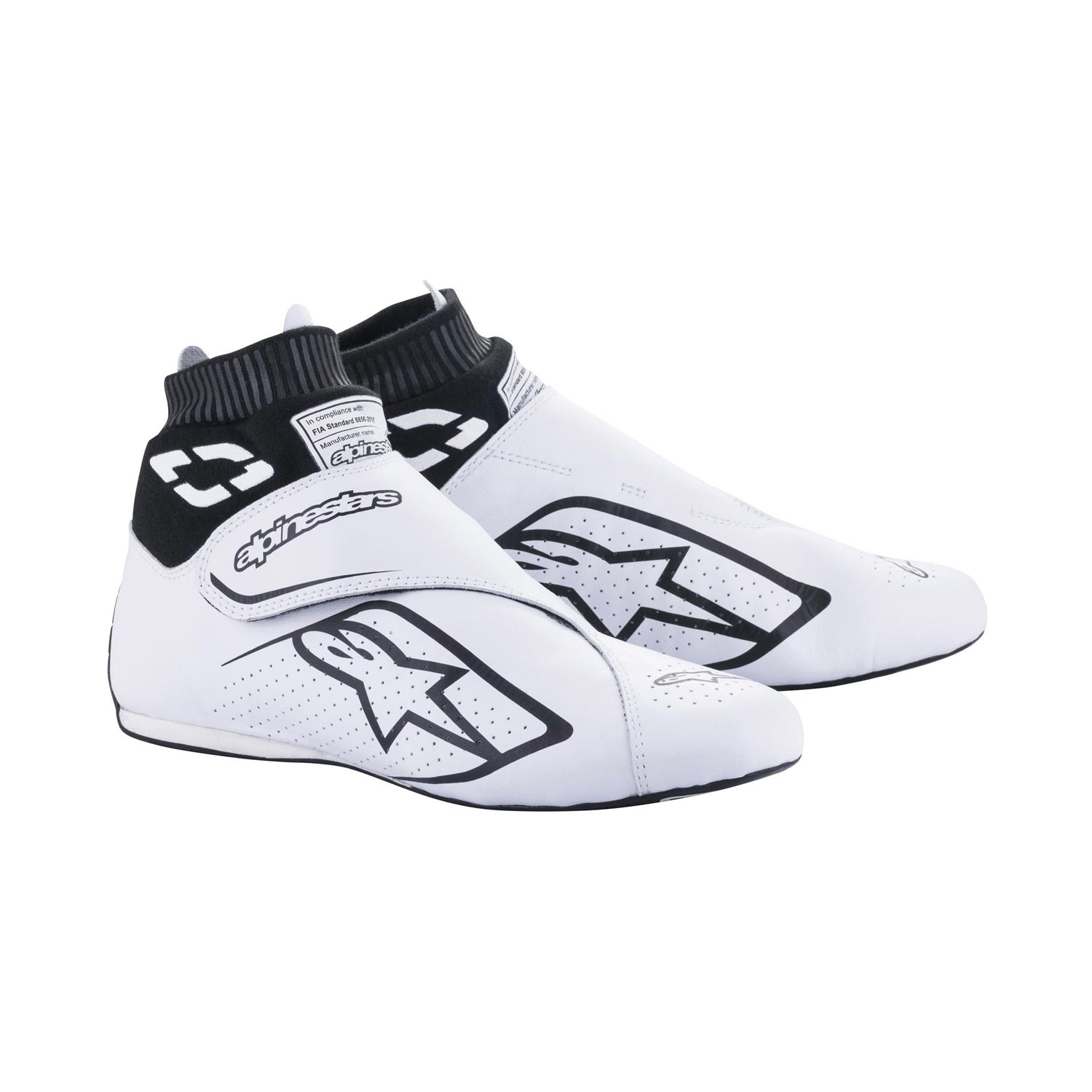 Alpinestars SUPERMONO V2 Race Shoes White (FIA) White | Shoes \ with ...