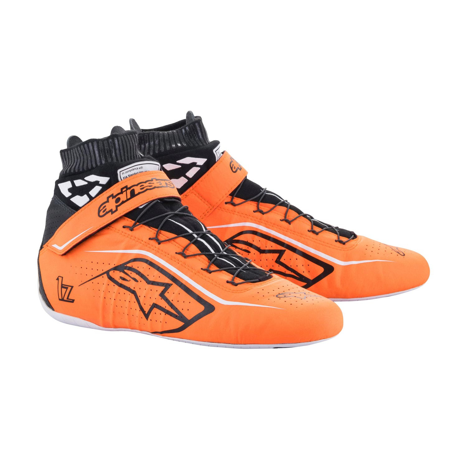 Alpinestars TECH 1-Z V2 Race Shoes Orange (FIA) Orange | Shoes \ with ...