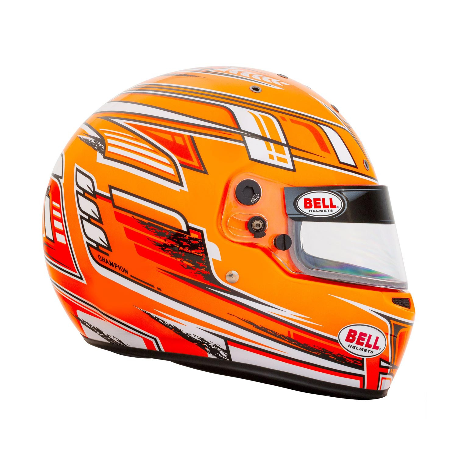 Bell KC7-CMR Champion Full Face Helmet Orange Orange | Helmets \ Full ...
