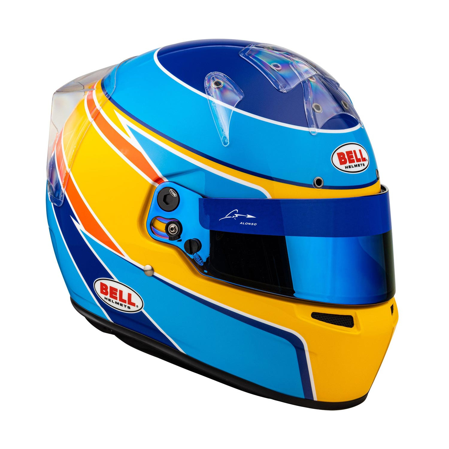 Bell KC7-CMR Fernando Alonso Karting Helmet | Helmets \ Full Face ...