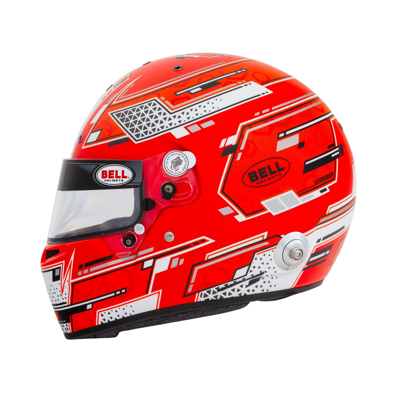 Bell RS7 PRO Stamina Full Face Helmet Red (FIA homologation) | Helmets ...