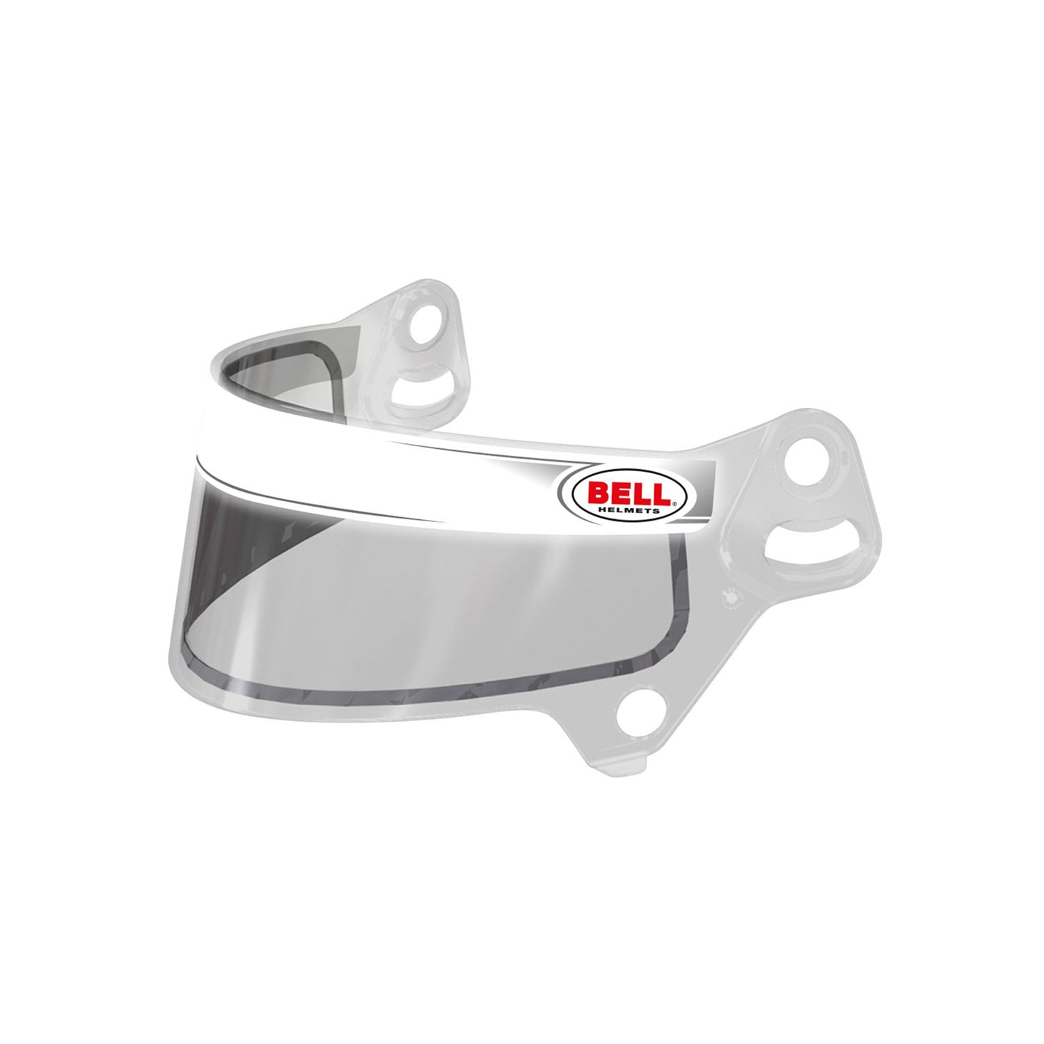 Bell helmets visor stickers white | Helmets \ Accessories ...