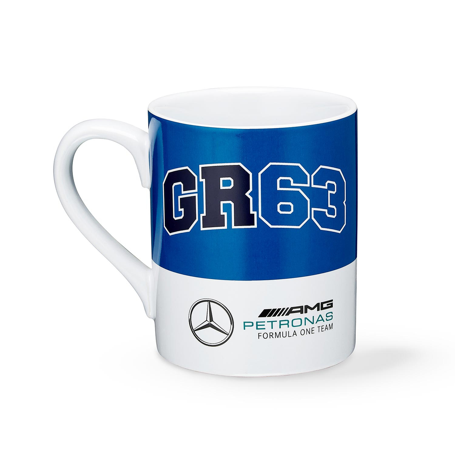 Mercedes AMG F1 George Russell Logo blue Mug | Mugs and Bottles \ Mugs ...