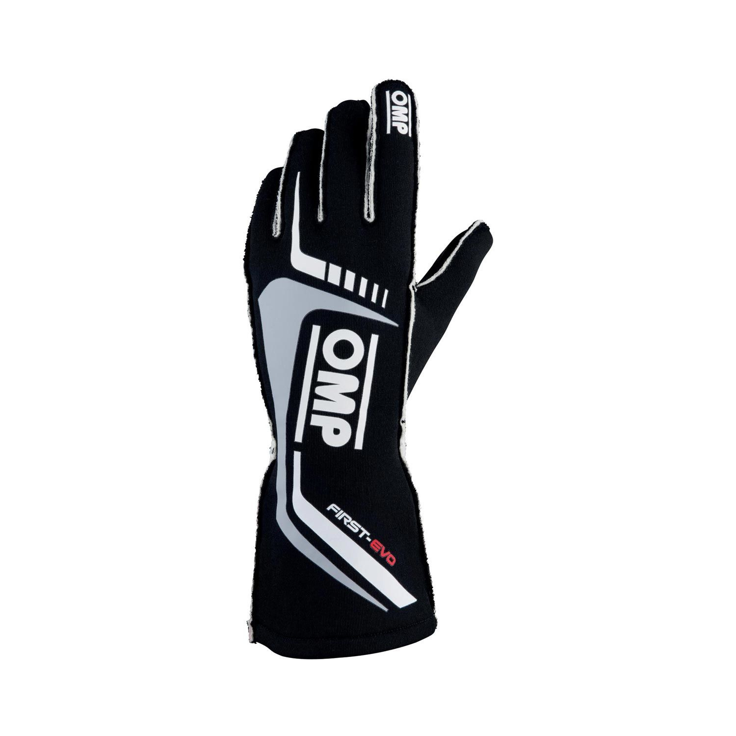 OMP FIRST-EVO MY20 Racing Gloves Black (FIA) | Gloves \ with FIA ...