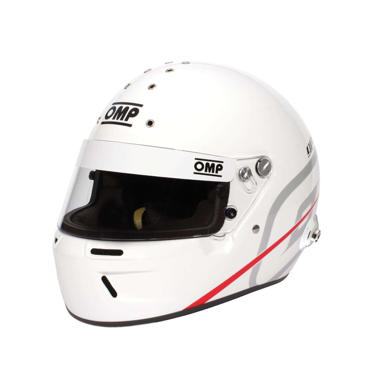 OMP GP-R Full Face Helmet White (FIA) | Helmets \ Full Face Helmets ...