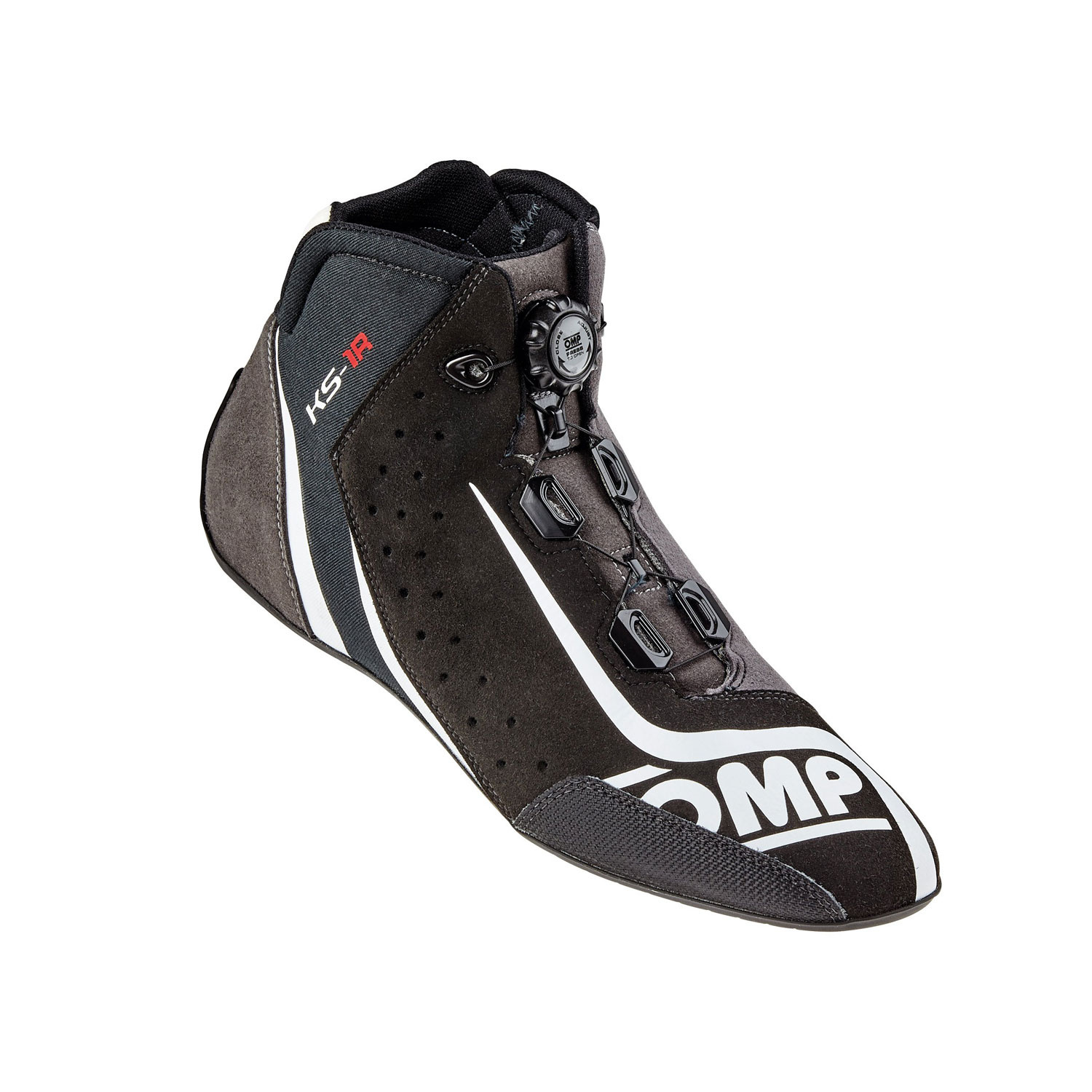 OMP KS-1R Black - White Karting Shoes | Shoes \ for Karting ...