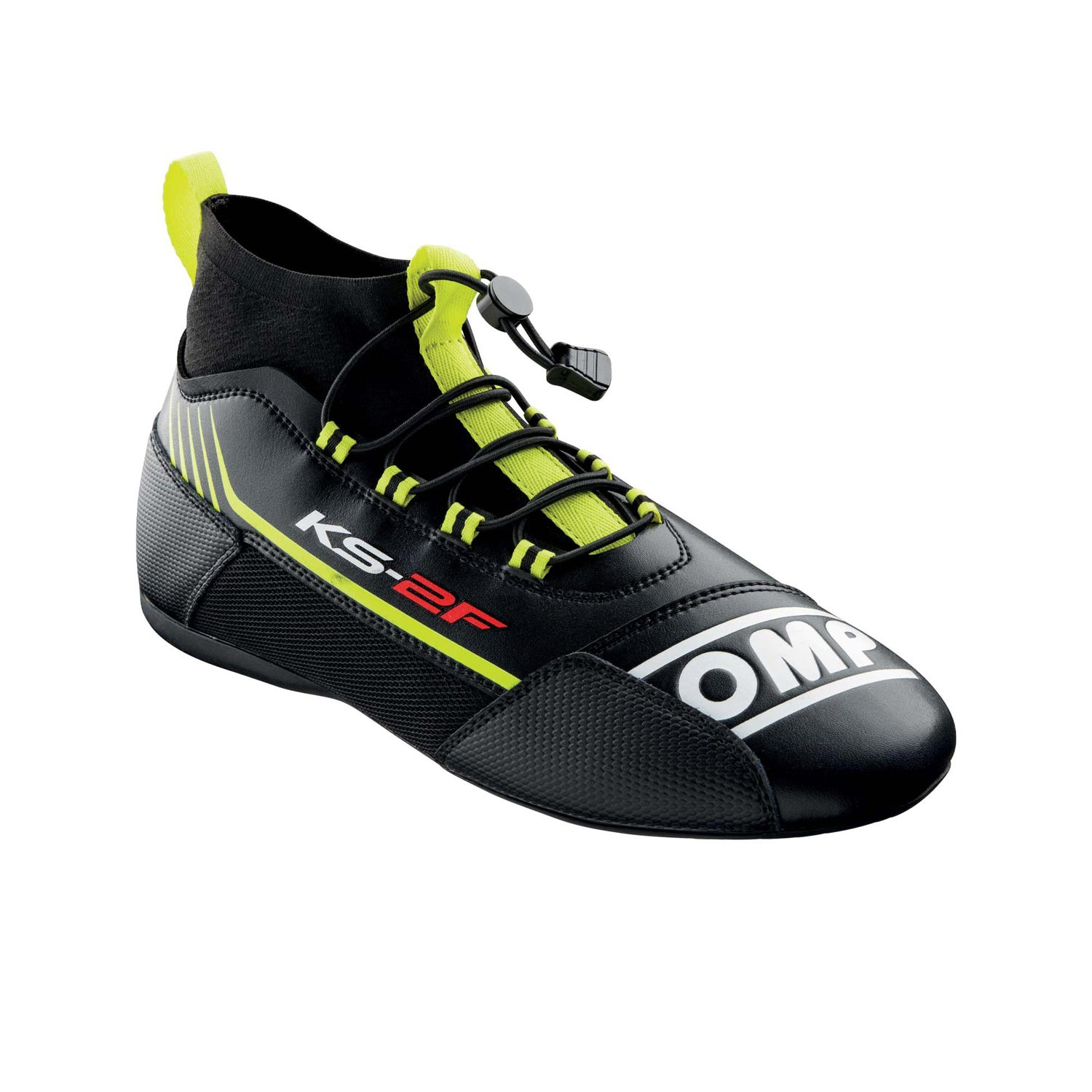 OMP KS-2F Karting Shoes Black/Yellow Yellow || Black | Shoes \ for ...
