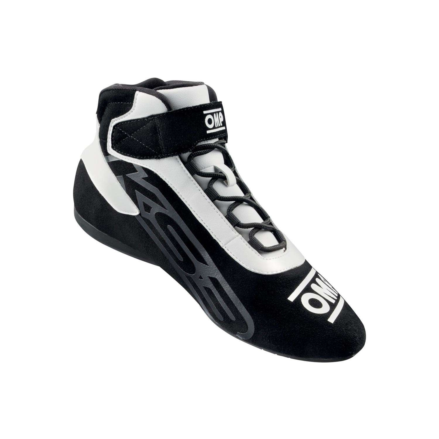 OMP KS-3 MY21 Karting Shoes Black/White White || Black | Shoes \ for ...