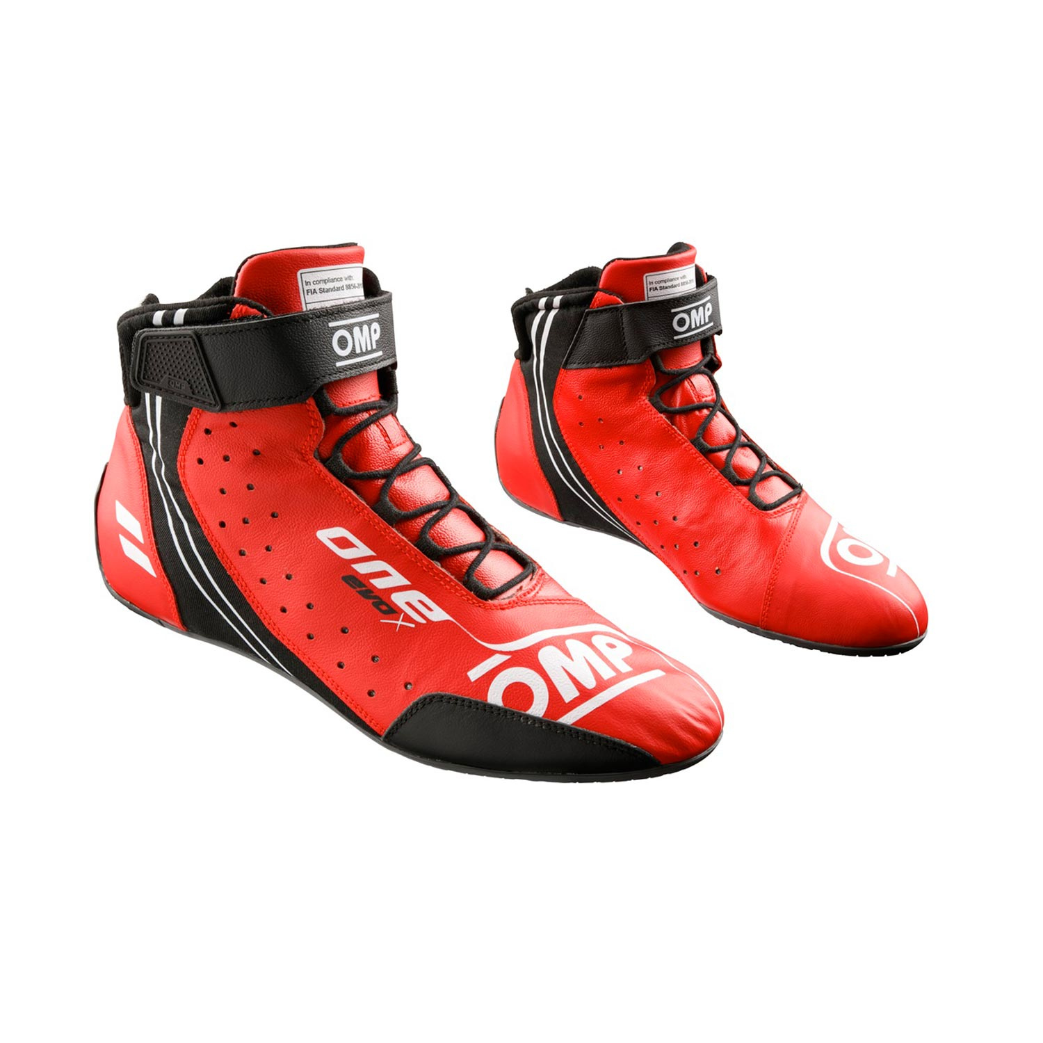 OMP ONE EVO X MY24 Racing Shoes red (FIA) | Shoes \ with FIA ...