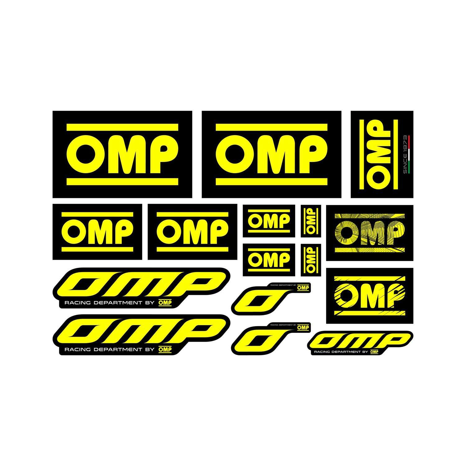 OMP Sticker Sheet Design | Gadgets \ Stickers | Rallymerchandise.eu