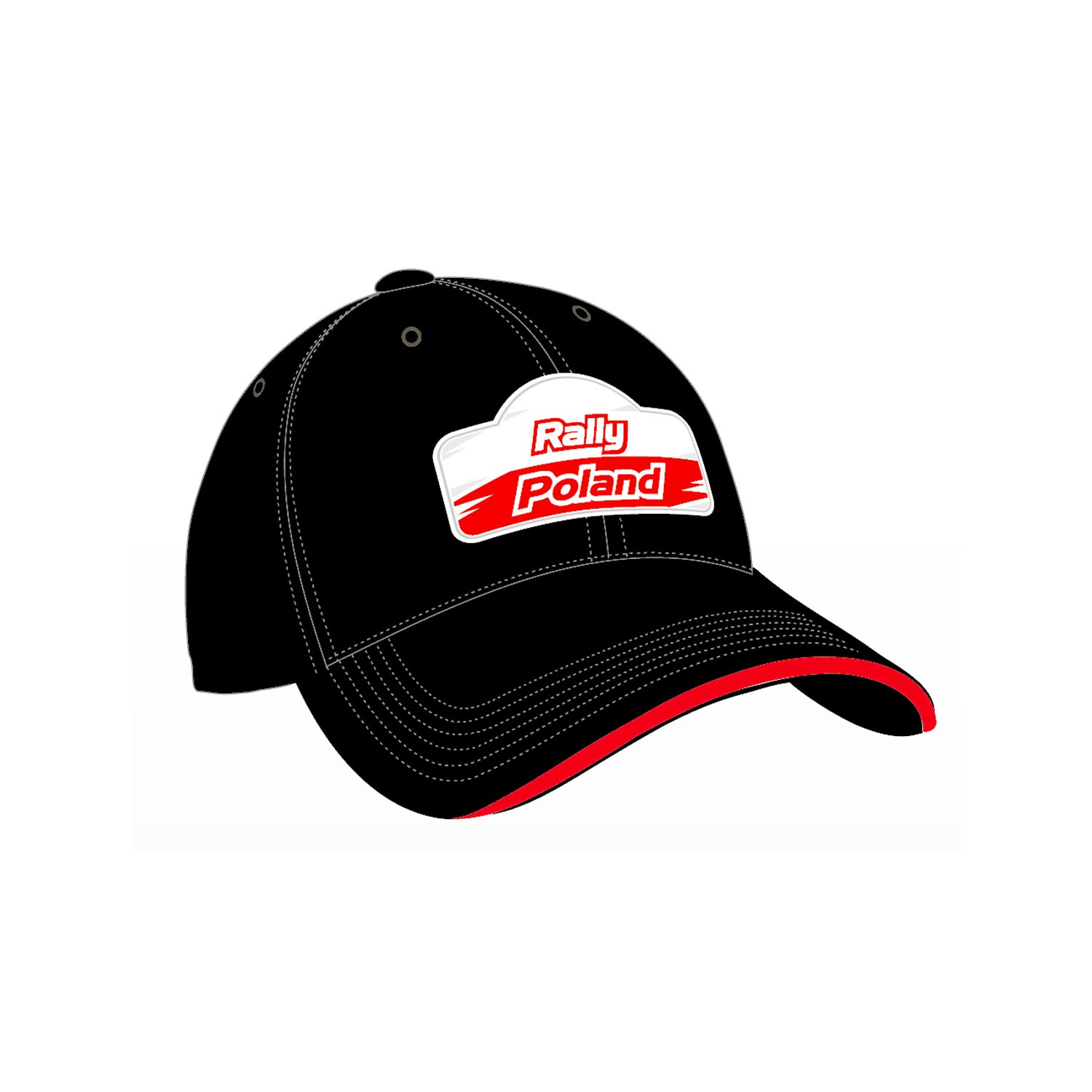 Rally Poland Logo Baseball Cap black | Caps \ Adults | Rallymerchandise.eu