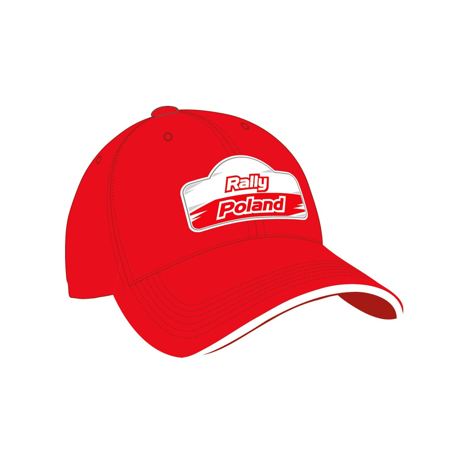 Rally Poland Logo Baseball Cap red | Caps \ Adults | Rallymerchandise.eu