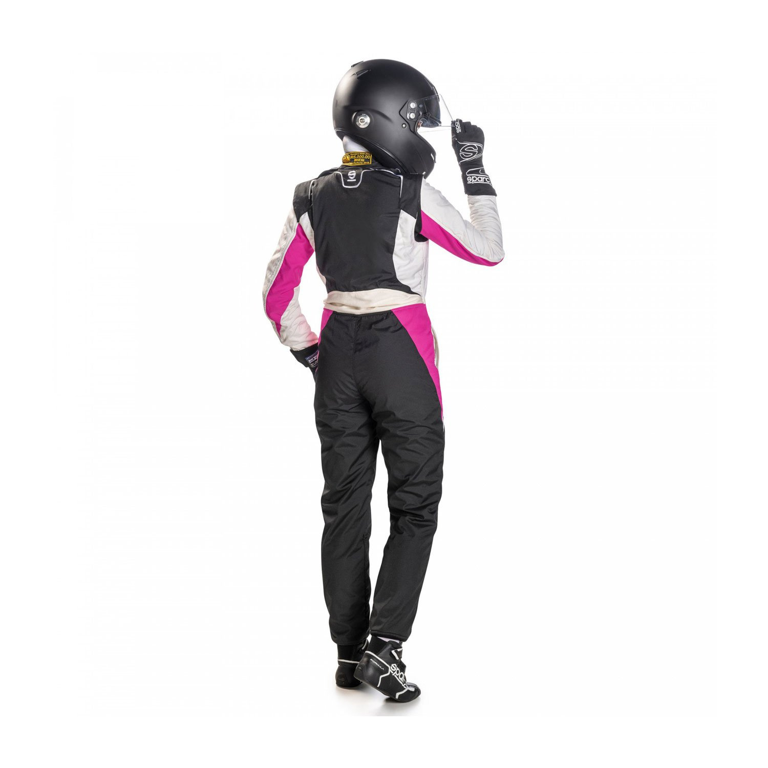Sparco COMPETITION LADY Race Suit Black (FIA homologation) White ...