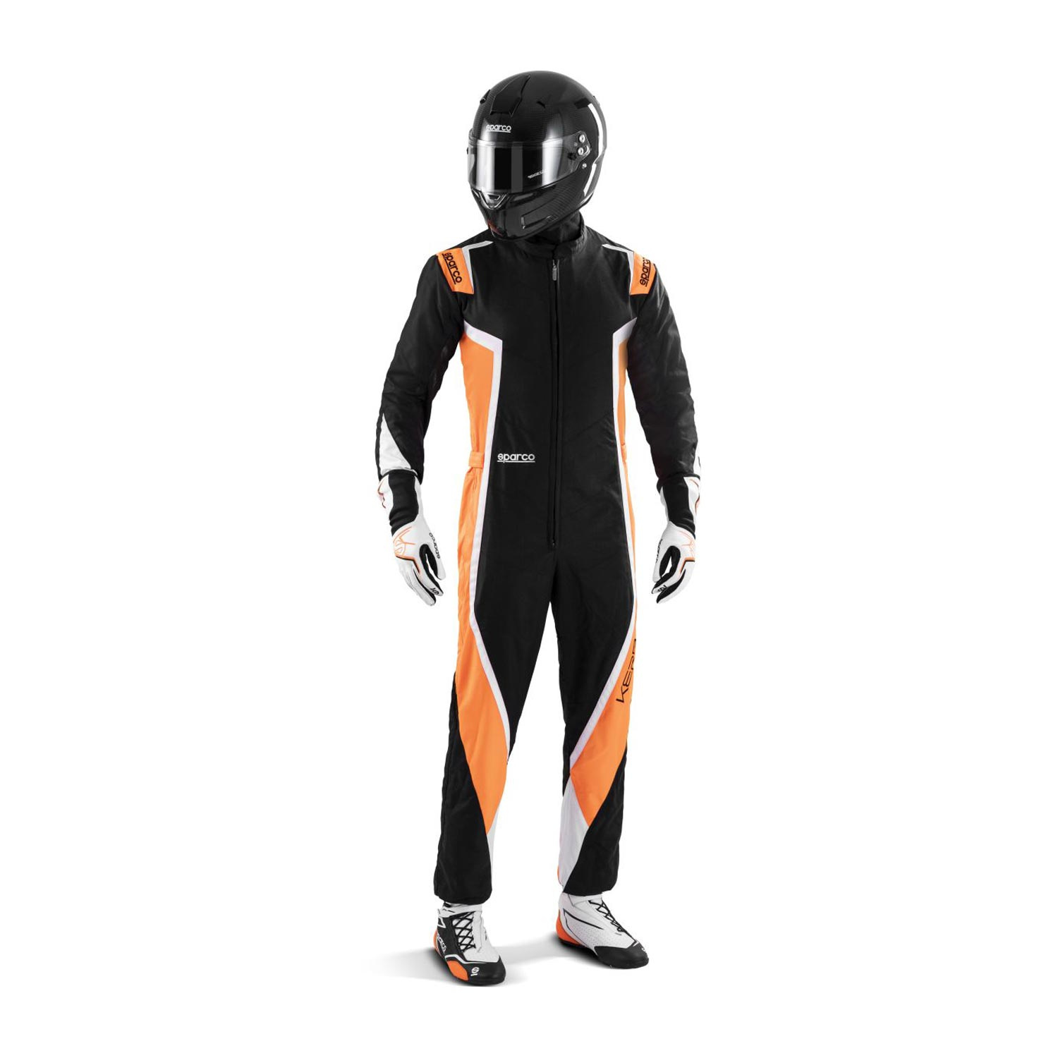 Sparco KERB MY22 Karting Suit black/orange (CIK-FIA) | Rally Suits ...