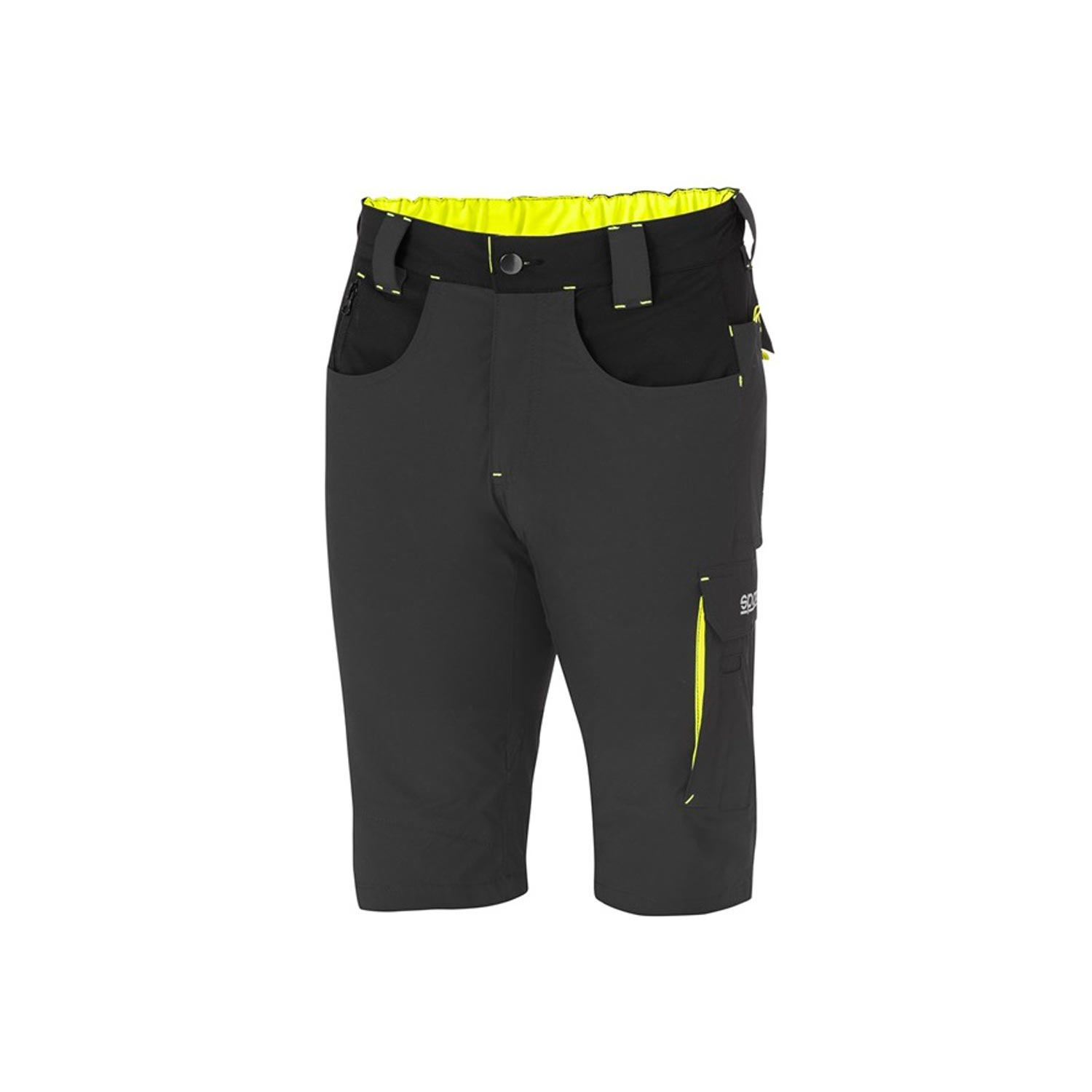 Sparco Light TECH mechanic shorts grey-yellow | Trousers and Dresses ...