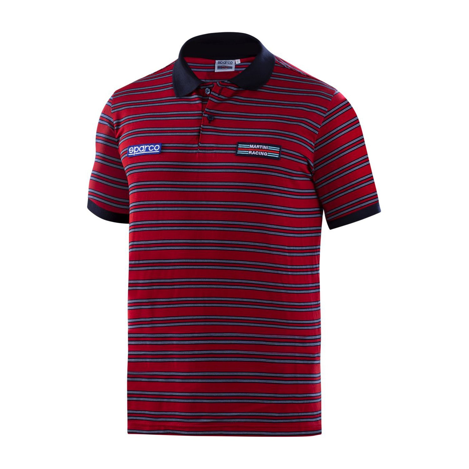 Sparco Mens Martini Sportline Polo shirt red Red | Polo Shirts \ Men's ...