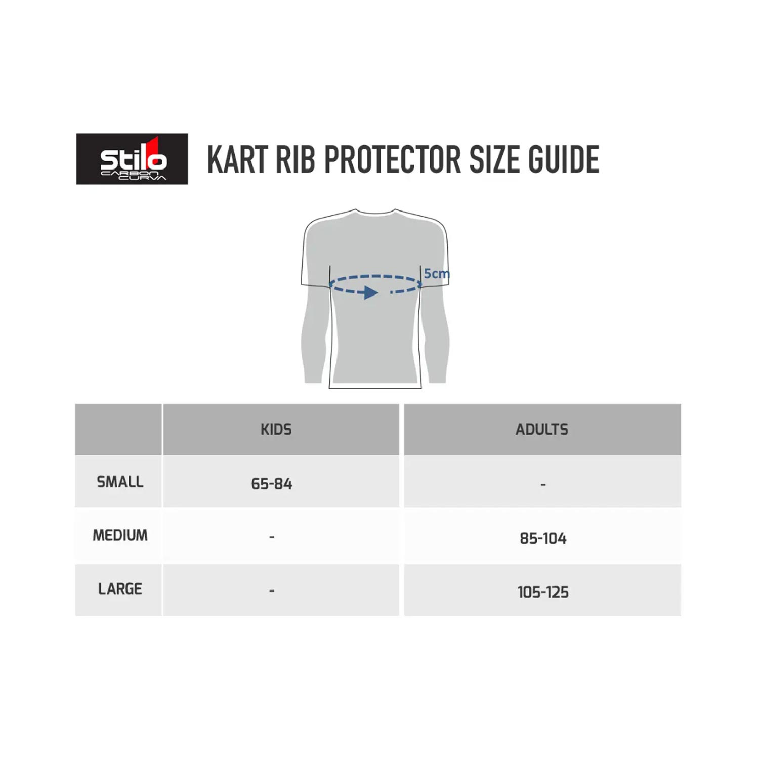 Stilo Curva Kart Rib Protection Vest | Protection \ Protective Vests ...