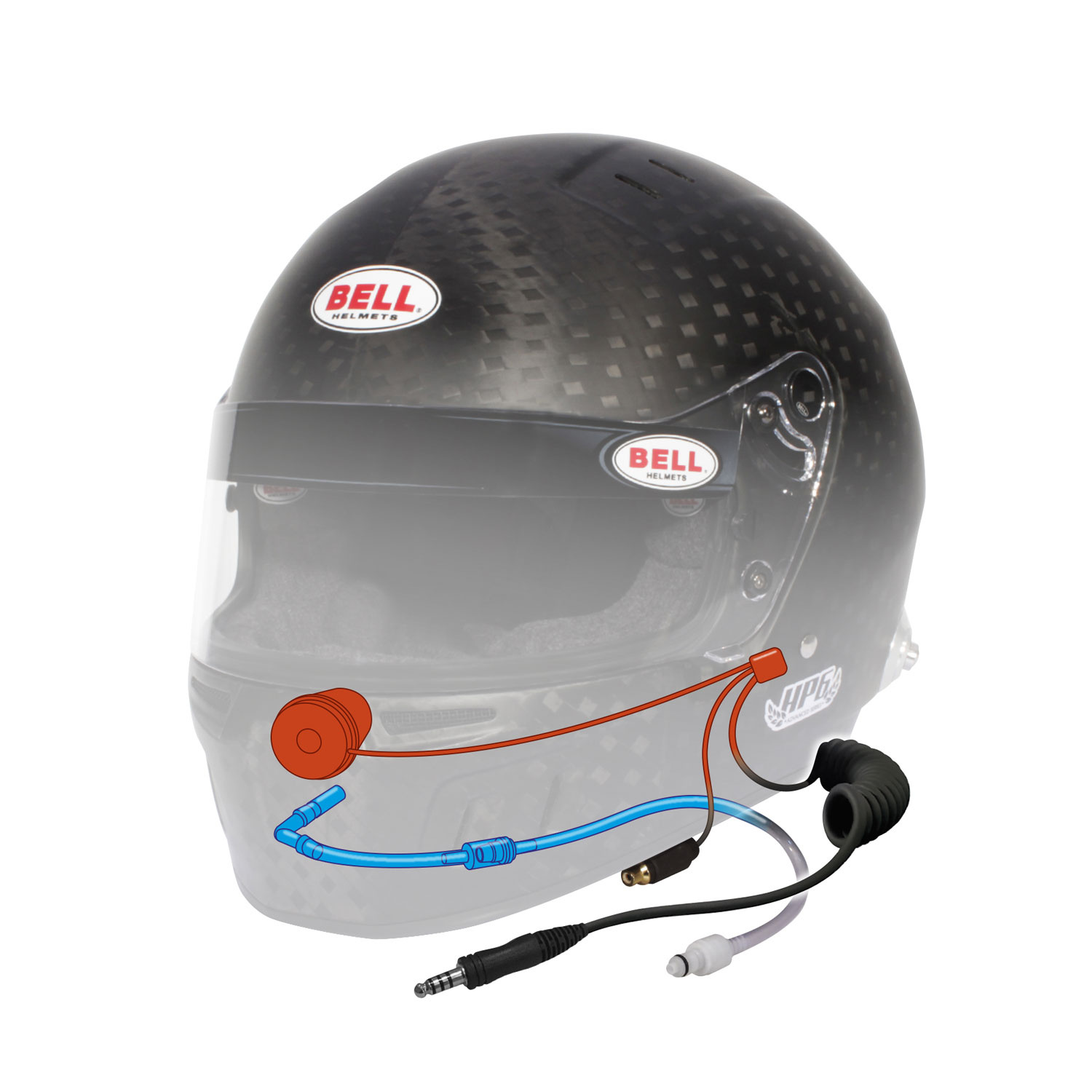 Bell HP6 RD Full Face Racing Helmet (FIA) | Helmets \ Full Face Helmets ...