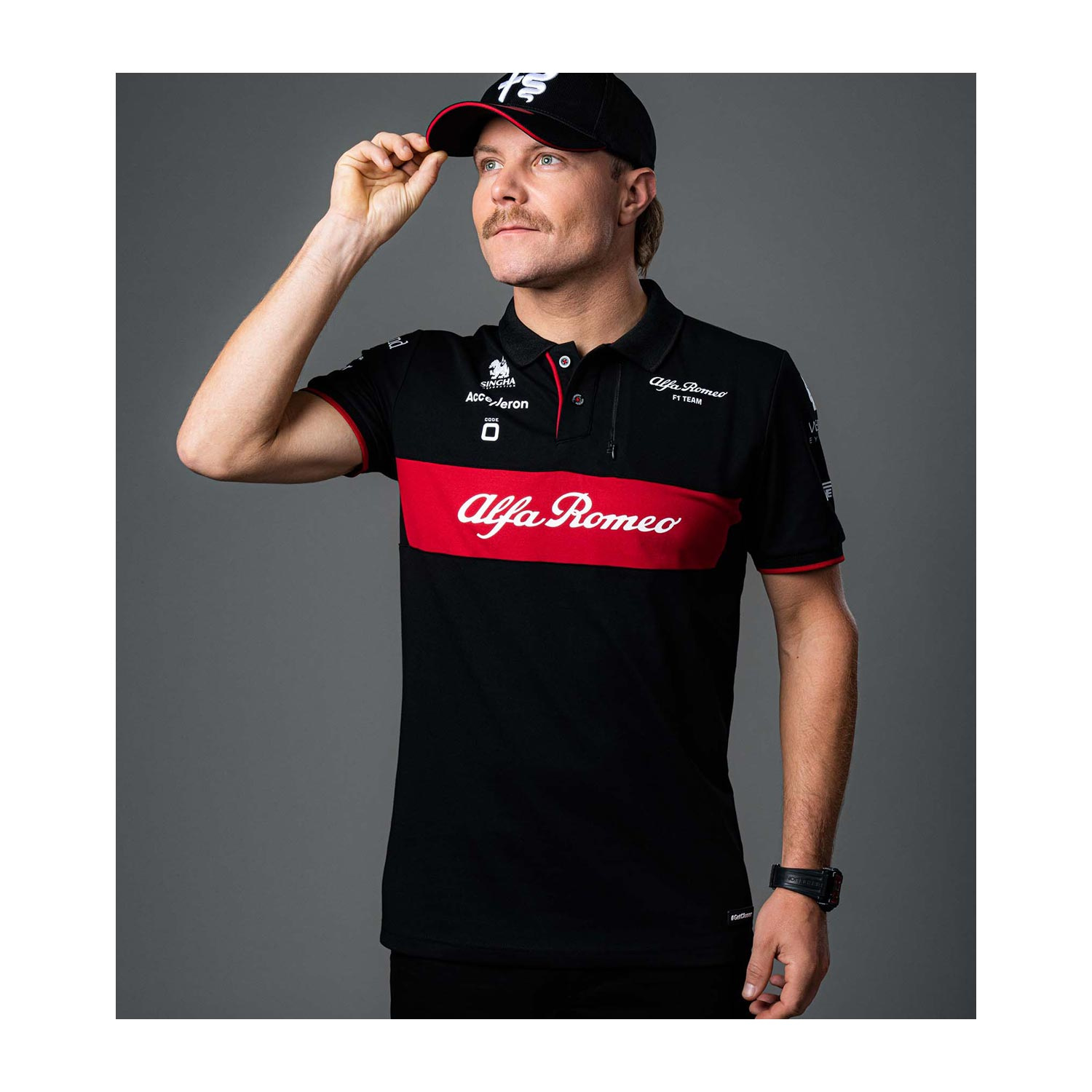 Alfa Romeo F1 Mens Team Polo Shirt | Polo Shirts \ Men's ...